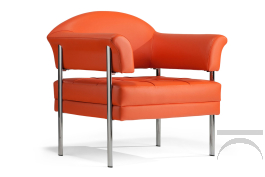 Designer armchair for waiting room Daisy